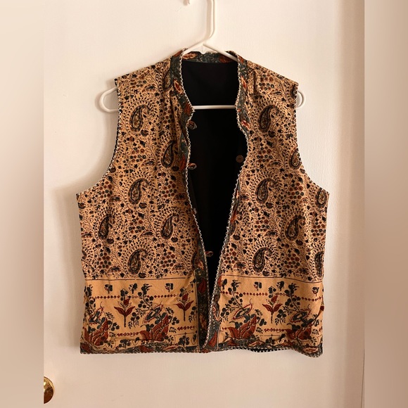 Jackets & Coats | Reversible Vintage Handmade Vest | Poshmark